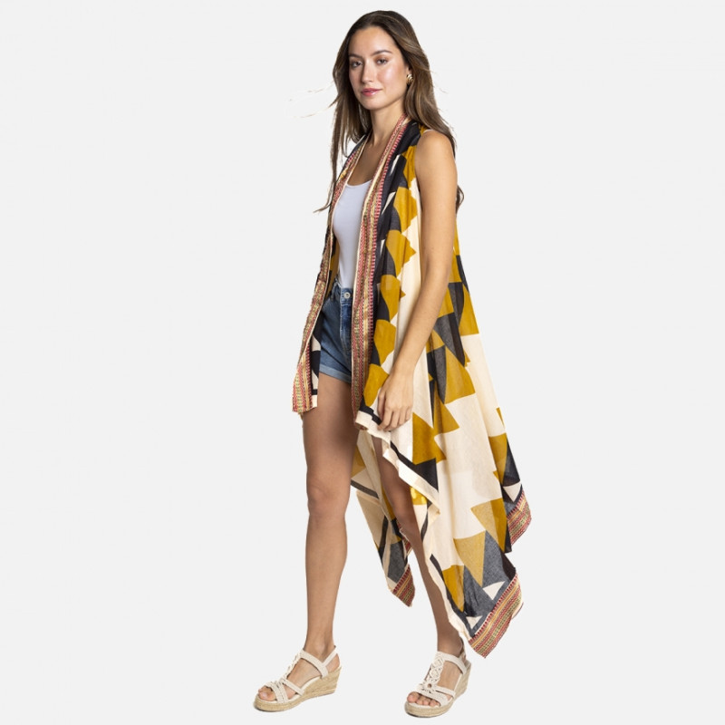 Chaleco de triángulos Tantrend multicolor | Milu Complementos